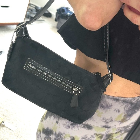 Coach | Bags | Coach Small Monogram Canvas Handbag | Poshmark